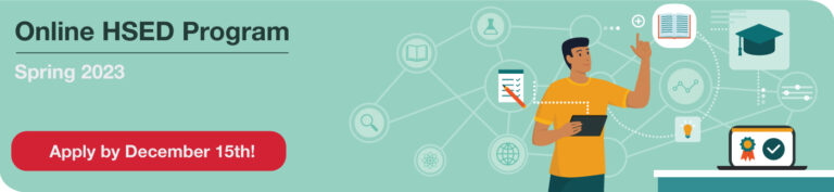 Online HSED Program – Literacy Services